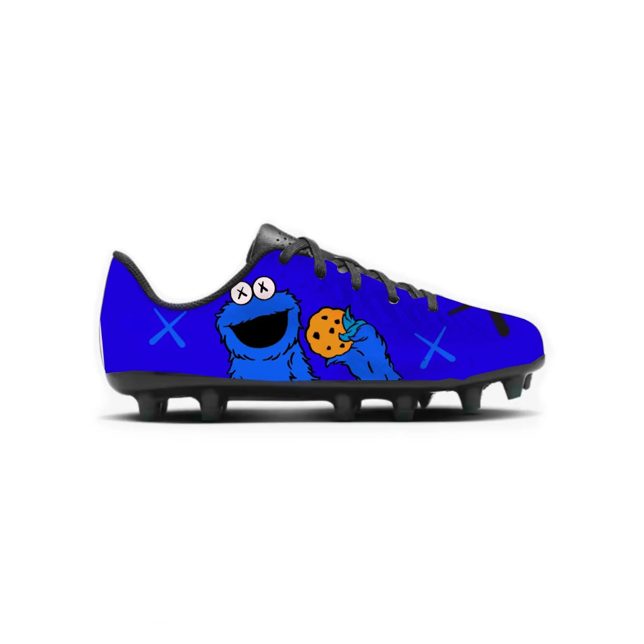 Kaws Sesame Youth Football Cleats – Gameday Custom Kicks